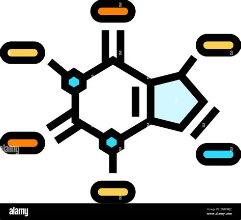 Chemistry Molecular Structure Color Icon Vector Illustration Stock Vector Image And Art Alamy