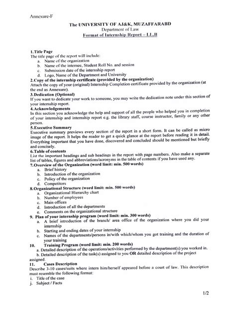 Internship Guidelines Pdf Internship Job Hunting