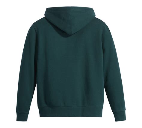 Non Graphic Zip Up Hoodie Green Levis® Lt
