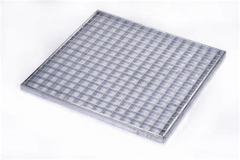 Grille Caillebotis Acier Galvanisé L 54 X L 54 Cm Scover pour