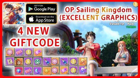 OP Sailing Kingdom Gameplay How To Redeem All 4 Giftcodes One Piece