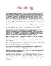 Understanding Hashing Algorithms A Comprehensive Overview Course Hero