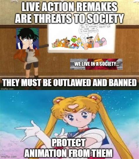 Sailor Moon Hates Live Action Remakes R Animememe