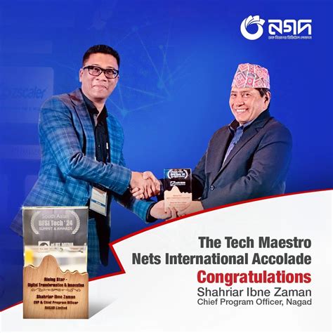 nagad on linkedin congratulations to shahriar ibne zaman our chief