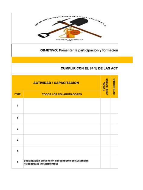 Plan De Capacitacion Pdf