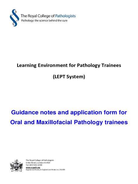 Fillable Online Guidance Notes And Application Form For Cesr Doctors Rcpath Fax Email Print