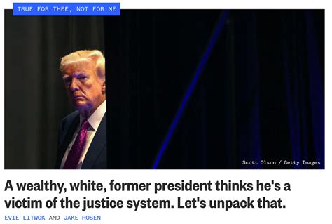 The Fallacy Of Trumps Two Tiered Justice System Rant