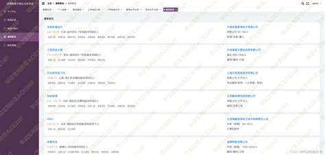 Python招聘数据可视化分析推荐系统python毕设经验分享 永洪数据分析社区