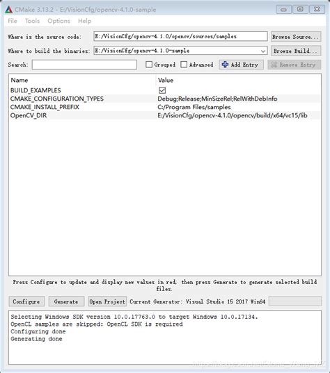 Opencv4探索学习：opencv 410 Samples官方示例说明opencv编译好的simple在那个文件夹 Csdn博客