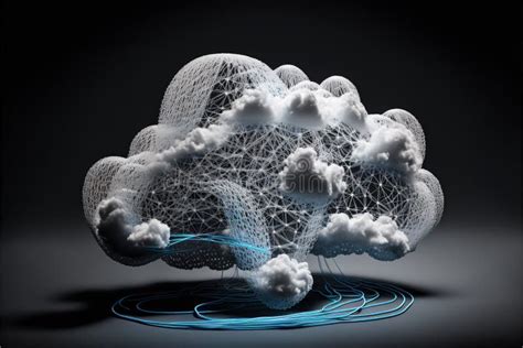It Internet Cloud Computing Storage Technology Cyberspace Concept Ai