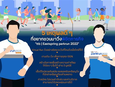 5 เหตุผลดี ๆ ที่อยากชวนทุกคนมาวิ่งพิชิตภารกิจ Ttb Eastspring Parkrun
