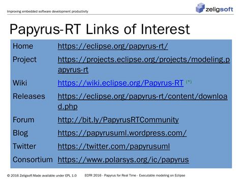 Papyrus Rt Executable Modeling On Eclipse4x3pptx