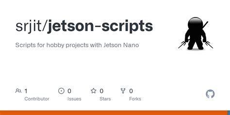 GitHub Srjit Jetson Scripts Scripts For Hobby Projects With Jetson Nano