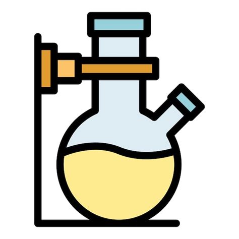 Premium Vector Chemical Lab Flask Icon Outline Vector Laboratory Research Medical Experiment