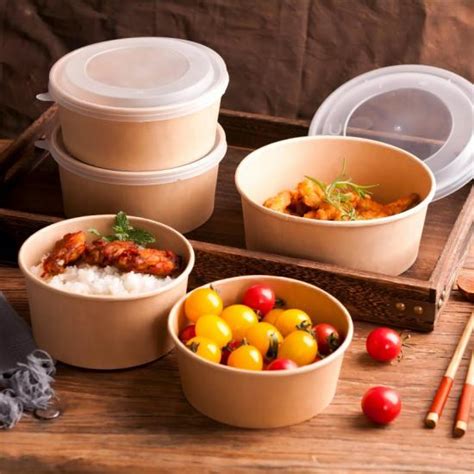 Custom Packaging Disposable Paper Salad Bowlcustom Packaging