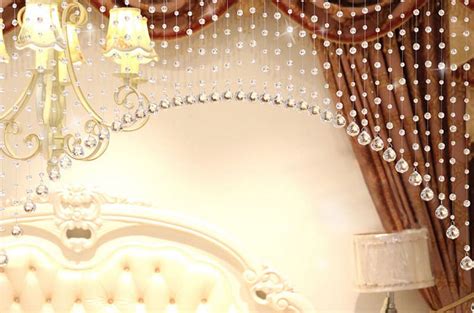 Clearance Hilingoto Curtain 1 Luxury Glass Beads Door String Tassel