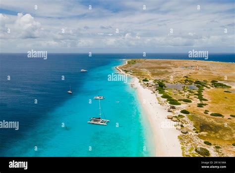 Klein Curacao Island With Tropical Beach At The Caribbean Island Of