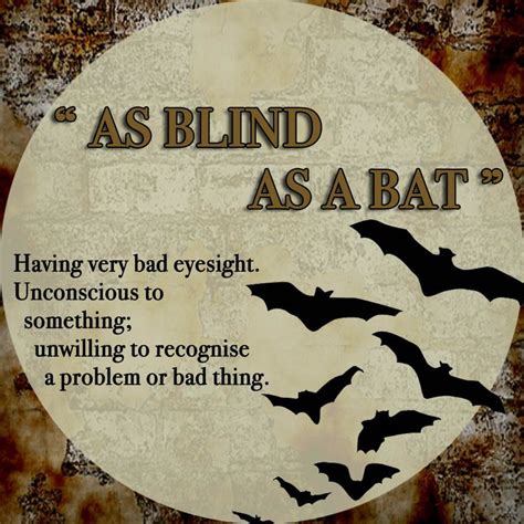 Having Bad Eyesight Or Being Unconscious To Something Bad Eyesight