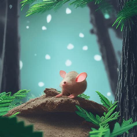 Tiny Cute Adorable Baby Mouse Creative Fabrica