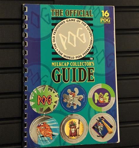 The Official Pog Milkcap Collectors Guide All 16 Pogs Pogman 1995