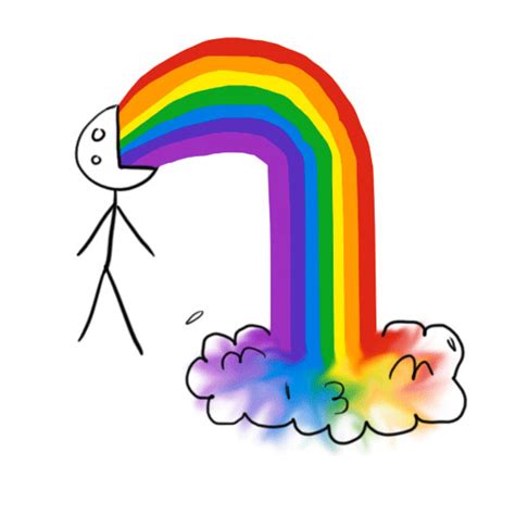 Puke Rainbows By Kevsaund