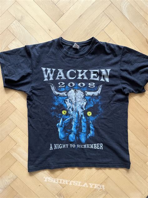 Iron Maiden Wacken 2008 Event Shirt Tshirtslayer Tshirt And