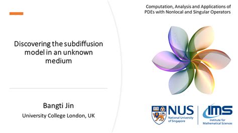 Bangti Jin Discovering The Subdiffusion Model In An Unknown Medium