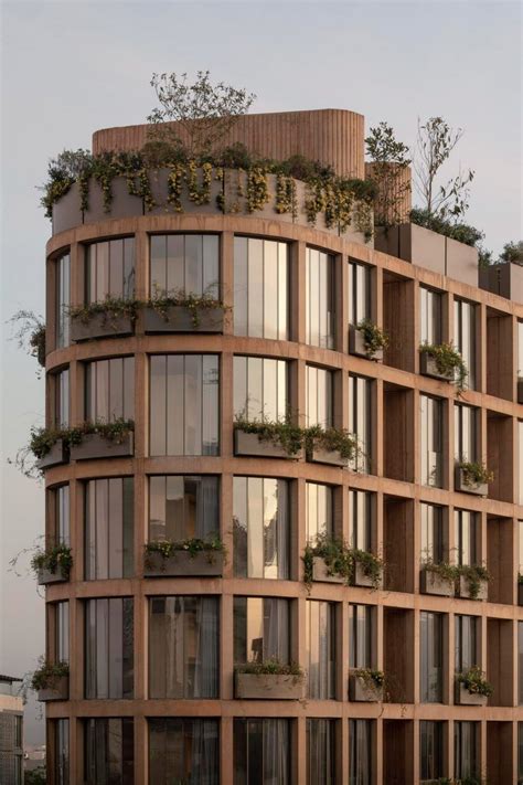 Crb Arquitectos Rounds A Triangular Apartment Building In Mexico City