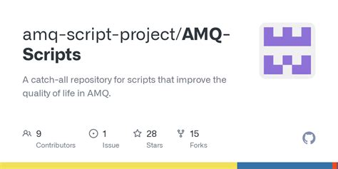 GitHub Amq Script Project AMQ Scripts A Catch All Repository For Scripts That Improve The