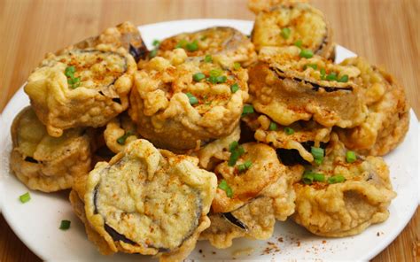 椒盐茄子这个家常做法原来秘诀这么简单外酥里嫩比吃肉还香 哔哩哔哩