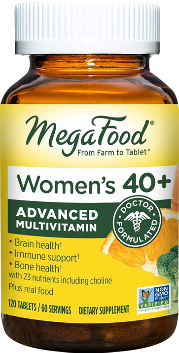 Megafood Kosher Multi For Women 40 Whole Food Multivitamin And Mineral 120 Tablets