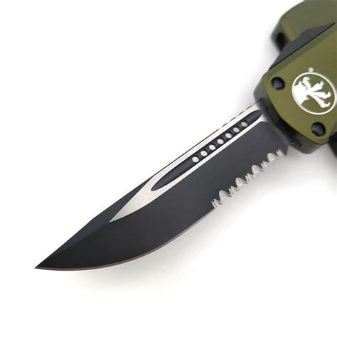 Microtech 703 2od Hera Single Edge Partial Serrated Black Standard