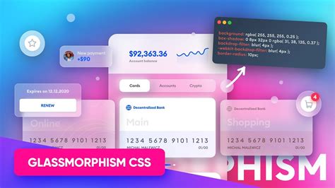 Glassmorphism Css Generator Youtube
