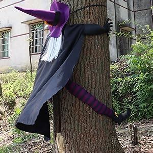 Amazon Giiffu 57 Large Crashing Witch Into Tree Halloween