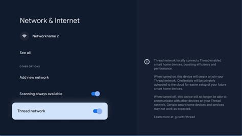 Connect Thread Smart Devices With Google Tv Streamer K Android Google Tv Help
