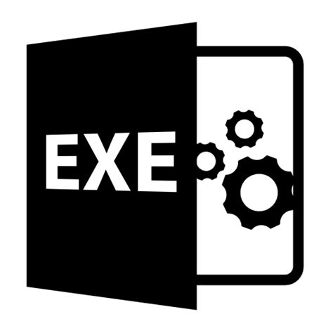 Free Download Exe Executable File Format Interface Symbol Icon Webfont