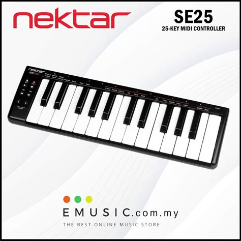 Nektar Se25 Compact 25 Key Usb Midi Keyboard Controller Emusic Instrument Sdn Bhd