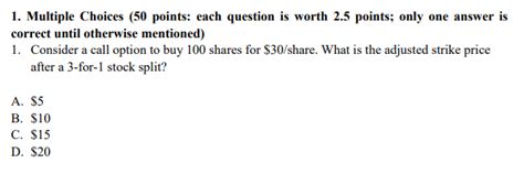 solved 1 multiple choices 50 points each question is