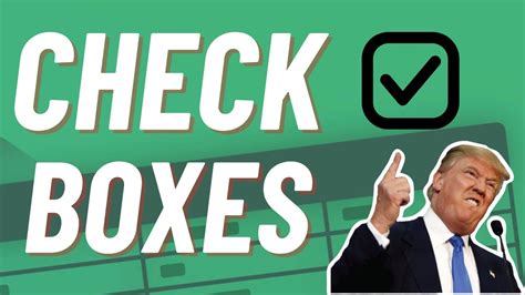How To Use Excel Checkboxes Youtube