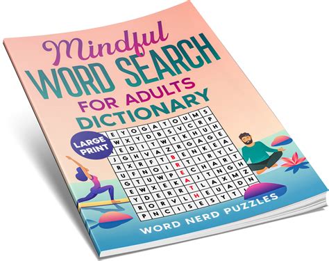 Mindful Word Search For Adults Word Nerd Puzzles