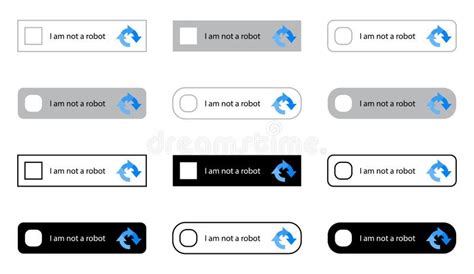 Captcha I`m Not A Robot Stock Illustration Illustration Of Letters