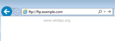 Use Web Browser To Connect Ftp Server