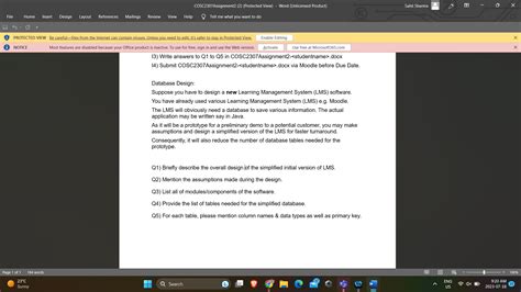 Solved 14 Submit Cosc2307assignment2 Docx Via Moodle