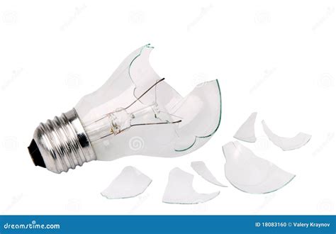 Broken Household Light Bulb Stock Photo Image Of Edge Lamp 18083160