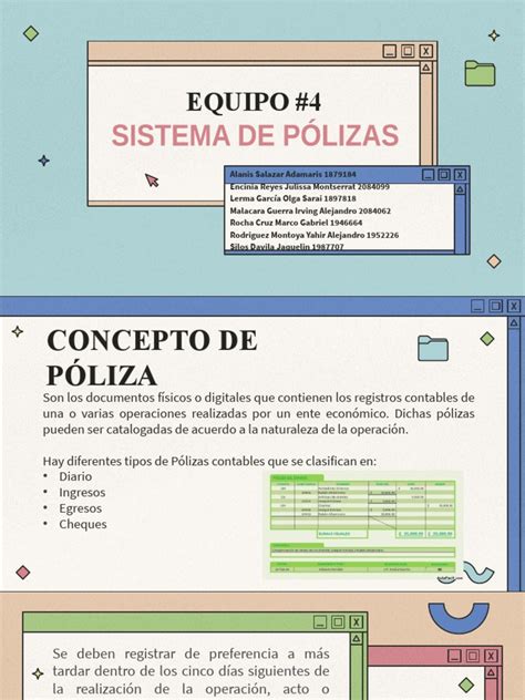 Sistema De Pólizas Pdf Contabilidad Cheque
