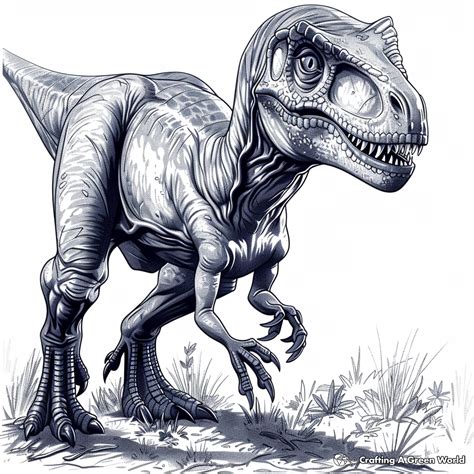 Jurassic World Blue Raptor Coloring Pages 2025