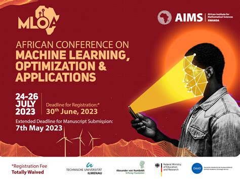 International African Conference On Machine Learning Optimization And Applications Aims Rwanda