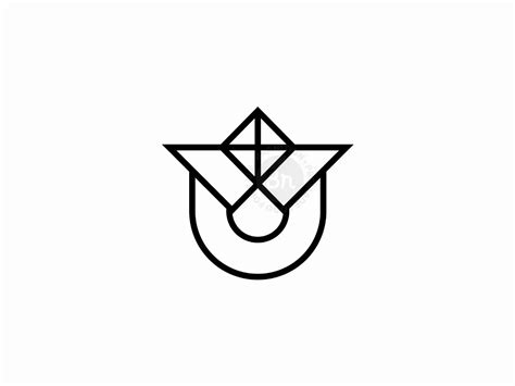 Wu Uw Dimond Monogram Logo Branition
