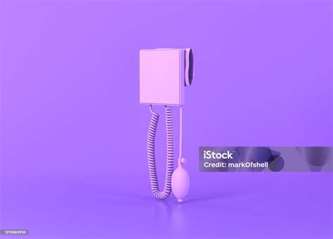 혈압 평평한 흑백 보라색 방에서 의료 장비 3d 렌더링 감기와 독감에 대한 스톡 사진 및 기타 이미지 감기와 독감 건강