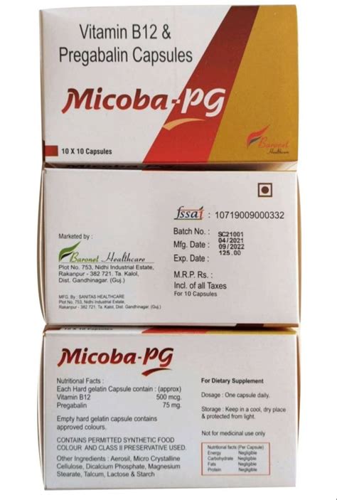 Vitamin B12 Pregabalin Capsules At Rs 125 Box Nervigesic In Gandhinagar Id 24956182933